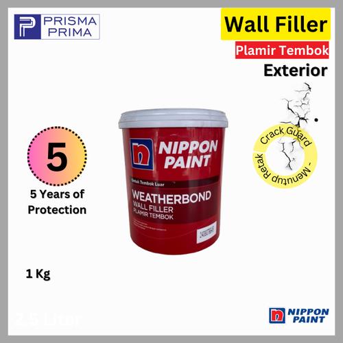 Jual Weatherbond Exterior Wall Filler Putty Plamir Tembok Nippon Paint ...