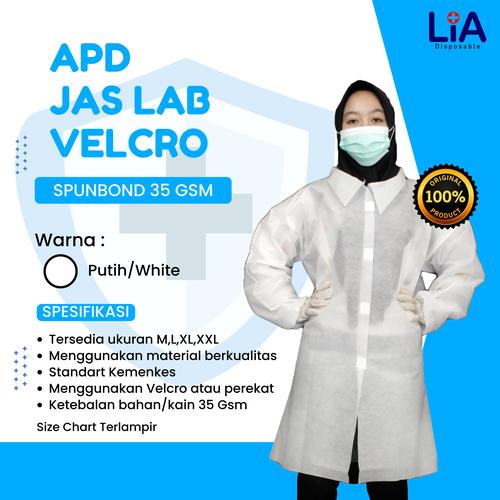 Jual APD JAS LAB VELCRO 35 GSM - M - Kab. Bantul - Lia Disposable ...
