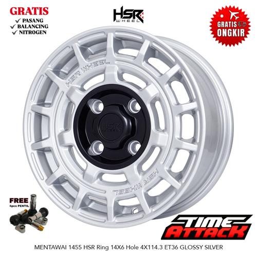 Jual Velg Mobil Xenia Avanza Evalia HSR Mentawai Ring 14 Hole 4x114,3 ...