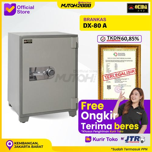 Promo Brankas Digital OKIDA DX-80A Brangkas DX80A Tahan Api Tahan Bongkar GARANSI 1 Tahun ...