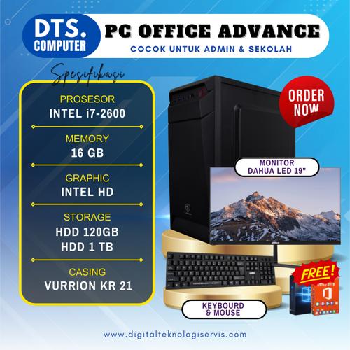 Jual PC Office Business Intel i7 Fullset (Siap Pakai, Office/Admin ...
