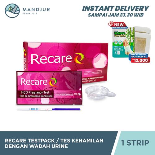 Jual Recare tes kehamilan / test pack / pregnancy test with Urine Cup ...