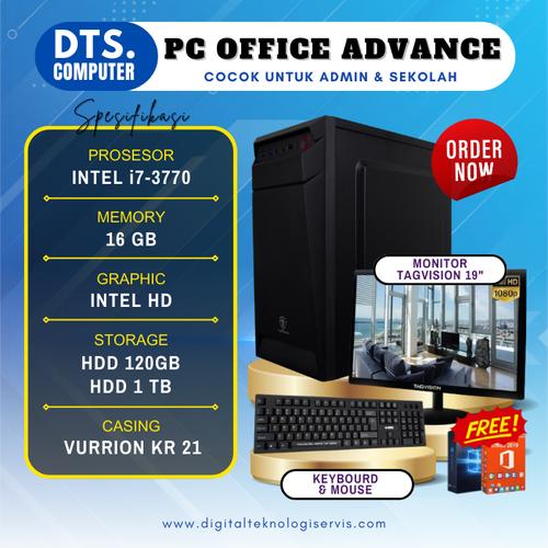 Jual PC Office Advance Intel i7 Fullset Monitor (Siap Pakai, Office ...