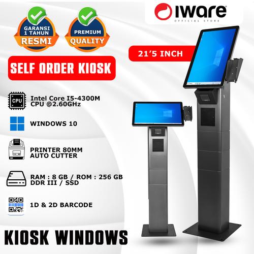 Promo Iware Kiosk Self Order 21.5" XKS-W215 Windows 8/256GB With ...