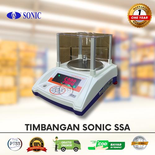 Promo Timbangan Digital SONIC SSA 600gr, 1000g, 2000g, 3000gr X0.01gr / Timbangan lab SONIC ...