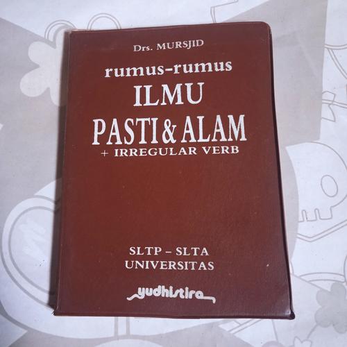 Jual buku rumus-rumus ilmu pasti dan alam SLTP SLTA dan universitas ...