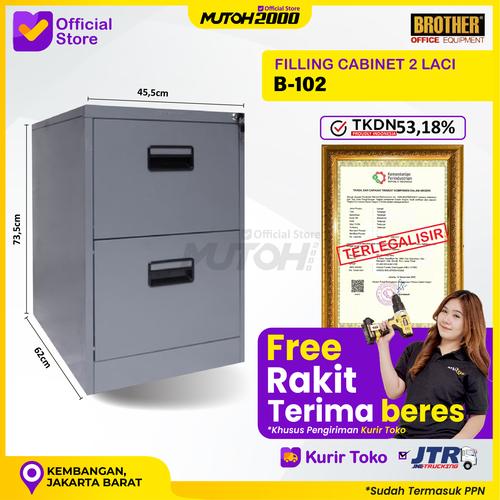 Promo Filling Kabinet 2 Laci BROTHER B-102 - Bersertifikat TKDN ...
