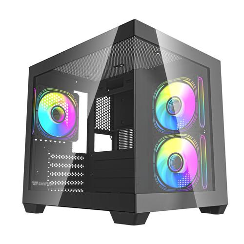 Jual darkFlash C275P M-ATX PC CPU Case - Tempered Glass Casing - Hitam ...