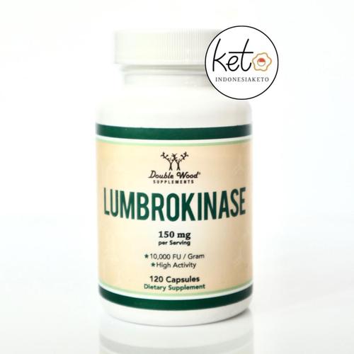 Jual Double Wood Lumbrokinase Supplement 120 capsules original USA 100% ...