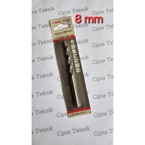 Jual Mata Bor Multi Material Bosch Asli 8 mm CYL-4 Multipurpose 8mm ...