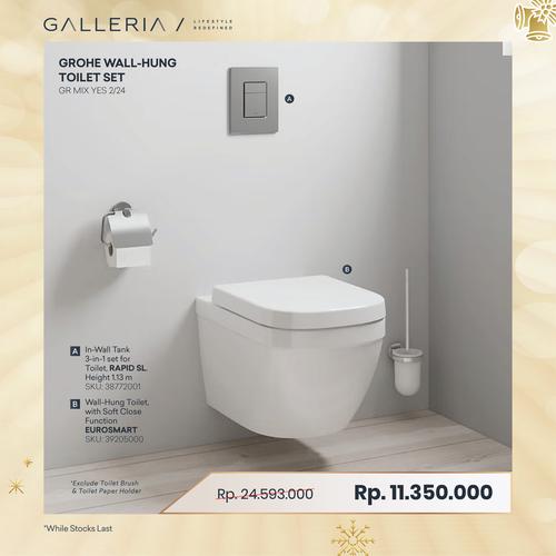 Promo Grohe Wall-Hung Toilet Set / Grohe Toilet Gantung Set Cicil 0% 3x ...