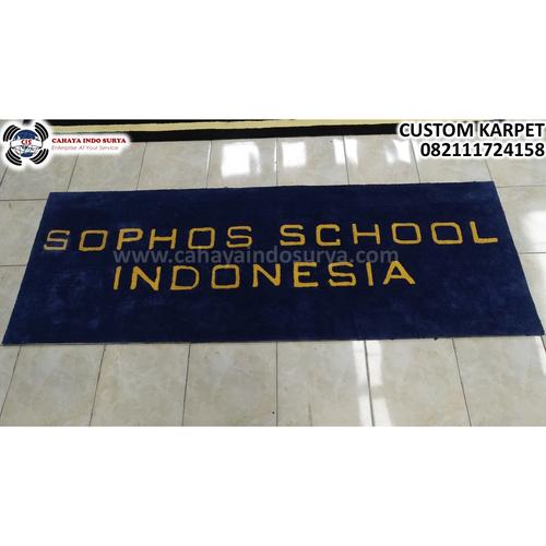 Jual KARPET KESET LOBBY SEKOLAH CUSTOM NAMA SEKOLAH | CUSTOM WARNA ...