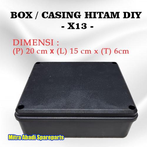 Jual Box Kotak Casing Plastik X13 for Komponen Ukuran DIY 20 x 15 x 6 ...