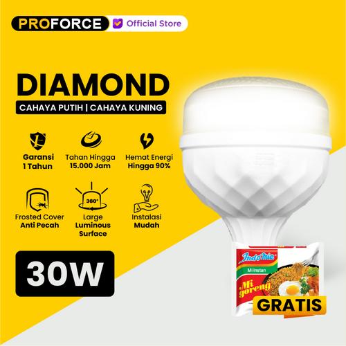 Jual Lampu Bohlam LED Diamond Proforce 30 Watt 3000 Lumen - Kuning ...