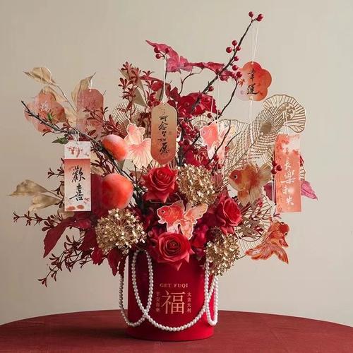 Jual Pohon imlek sincia meihua bunga artificial red cherry sakura ...