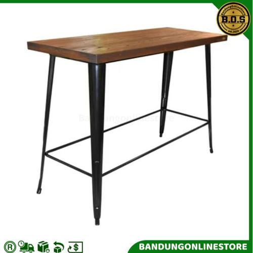 Jual Meja Bar Edge Hitam Informa Meja Tinggi London Elm Meja Cafe ...