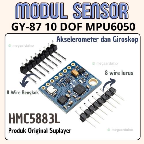 Jual Gy-87 10-dof Imu Sensor Barometer Gyroscope Accelerometer ...