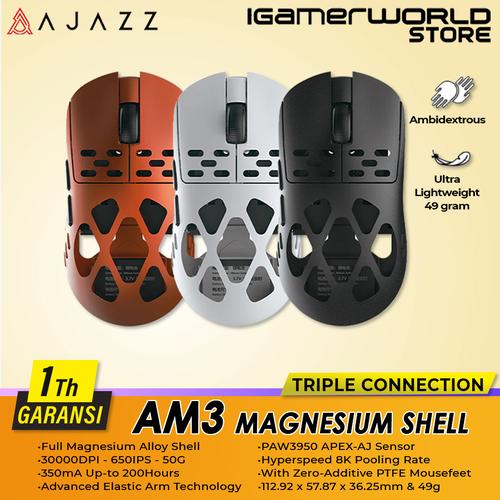 Promo Ajazz AM3 Pro / AM3 Max 8K Magnesium Alloy Wireless Triple ...