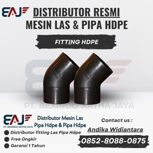 Jual Elbow 45 deg pipa hdpe ukuran 10 Inch 250 mm PN 16 | Fitting pipa ...