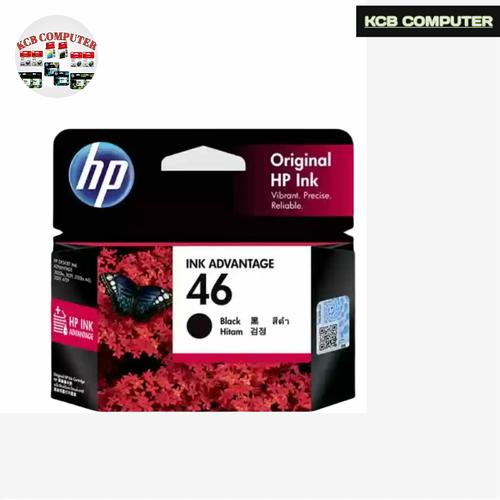 Jual Tinta Cartridge Hp 46 Black Original HP Deskjet Ink Advantage 2020 ...