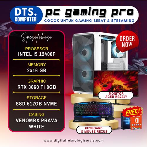 Jual PC Gaming Fullset | Intel i5 12400F | RTX 3060 Ti | 512GB NVME ...