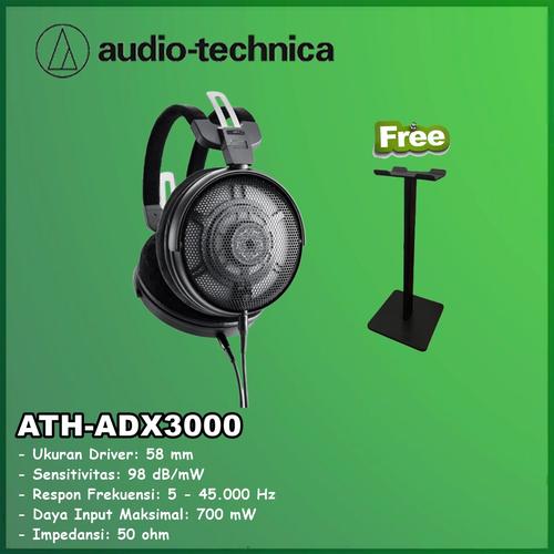Promo Audio-Technica ATH-ADX3000 ADX 3000 Open-Air Dynamic Headphones ...