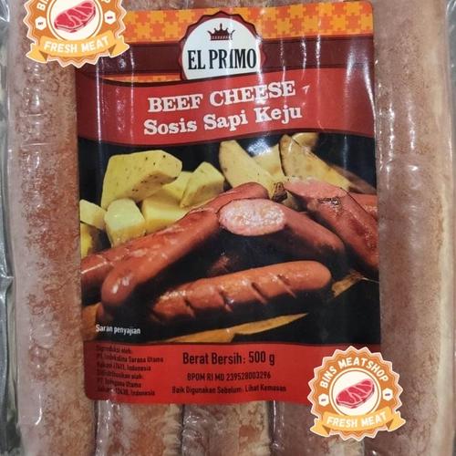 Jual El-primo Beef Cheese Sausage 500 GR/ El-primo Sosis Sapi Daging ...