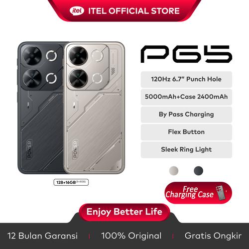 Promo itel P65 RAM 8+8/128GB - Cyber Design with Sleek Ring Light ...