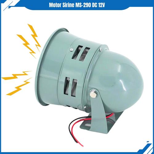 Jual Sirene MS-290 160dB Motor Sirine DC 12V Siren Darurat Emergency ...