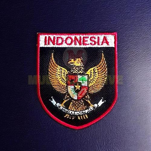 Jual Emblem Patch Bordir Garuda Bentuk Perisai Badge Perisai Garuda ...
