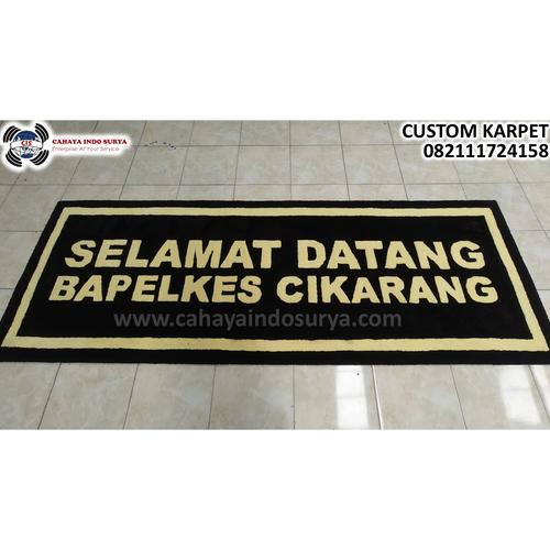 Jual KARPET KESET SELAMAT DATANG KANTOR BAPELKES | CUSTOM WARNA ...