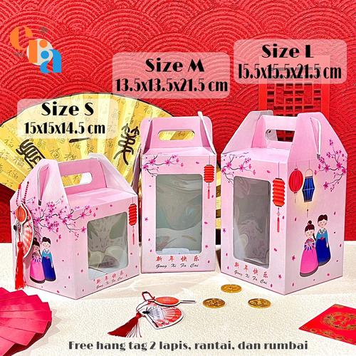 Jual Dus Motif Imlek | Tas Hampers Imlek | Gable Box Imlek | Box CNY ...