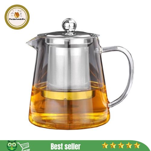 Promo Teko Kaca Aesthetic Pitcher Teh Dengan Saringan Tahan Panas Api ...