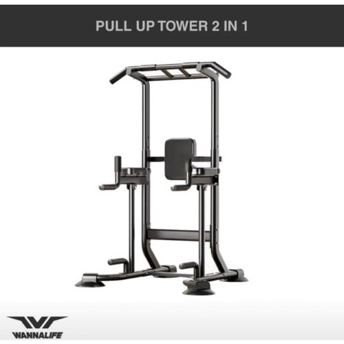 Jual PULL UP TOWER 2 in 1 WANNAFIT || PULL UP TOWER POWER RACK PULL UP ...
