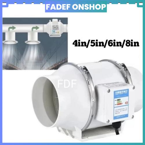 Jual 4 "5" 6" 8 "Kipas Angin Buang Diam Ekstraktor dinding jendela ...