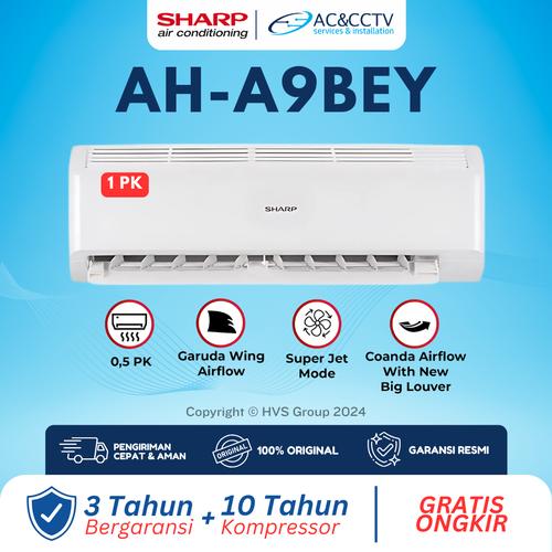 Jual SHARP AC AH-A9BEY 1 PK Air Conditioner 360Watt Garuda Series Wing Airflow - Jakarta Timur ...