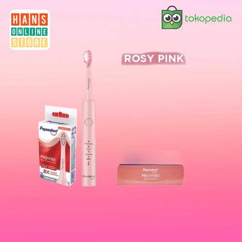 Jual PEPSODENT PROVIBE Electric Toothbrush Sikat Gigi Elektrik - Rosy ...