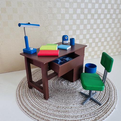 Jual miniatur meja belajar doraemon nobita nendoroid doll figure ...