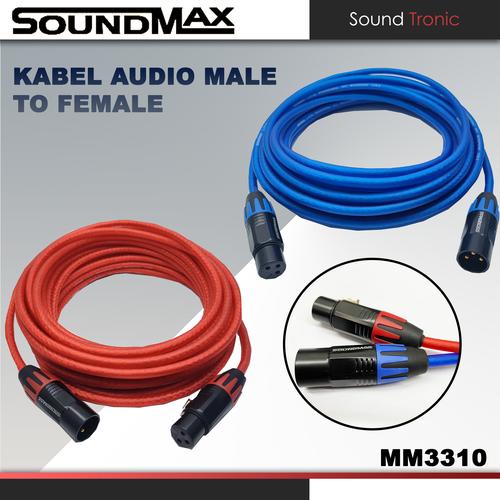 Promo KABEL MIC TRANSPARANT 10M CANON XLR FEMALE TO CANON XLR MALE 10 ...