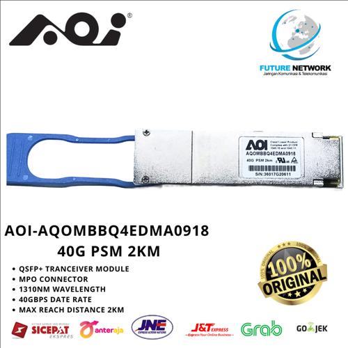 Jual AOI AQOMBBQ4EDMA0918 40G PSM 2KM QSFP+ Tranceiver Module MPO Connector 1310nm Wavelength ...
