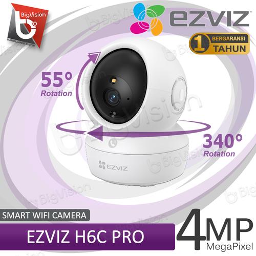 Jual EZVIZ H6C PRO 4MP WIFI CAMERA PTZ 360 KAMERA CCTV INDOOR - MEMORY ...