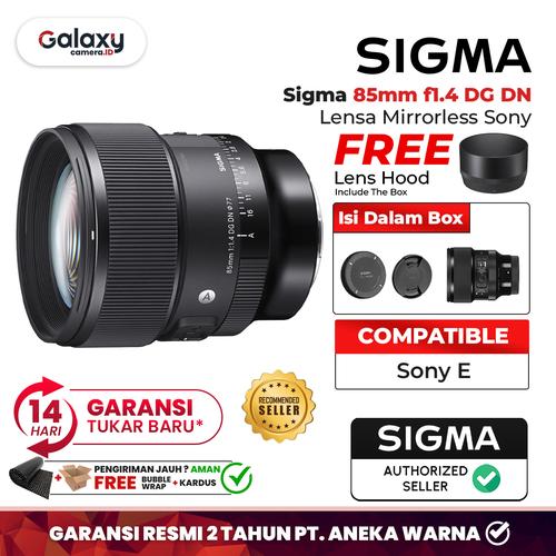 Promo Sigma 85mm F1.4 DG DN Art FE FullFrame Lensa For Sony E 85 mm F/1 ...