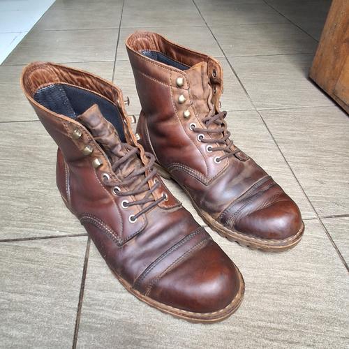 Jual koku boot luthor aztec tan crazy horse sepatu kulit - Kota Bandung ...