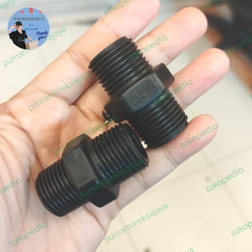 Jual DOUBLE NEPEL HDPE 2" INCH / HDPE DOUBLE NEPEL DRAT LUAR 2" INCH ...