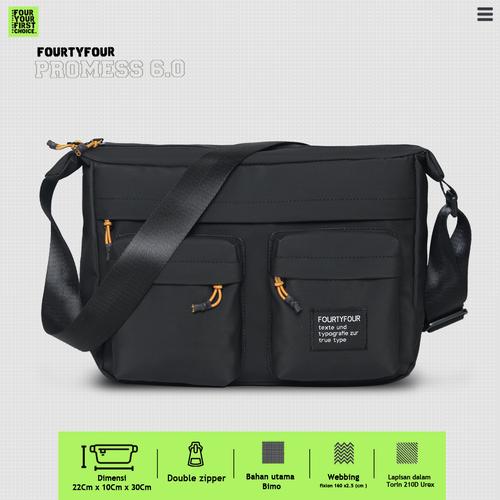 Promo Tas Selempang Pria FourtyFour Promess Casual Slingbag Pria Tas ...