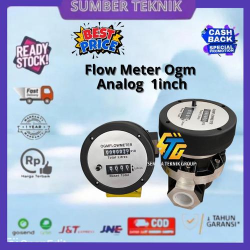 Jual Flowmeter OGM Analog 1 Inc -Oval Gear Electronic Flowmeter DN25 ...