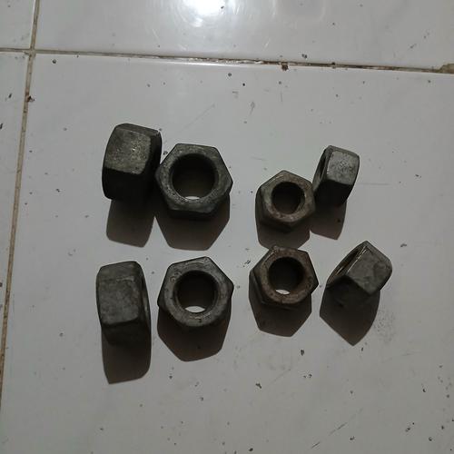 Jual hilti nut mur baja 2H m24 24 24mm p 3.00 kunci 40 astm a325 / a194 ...