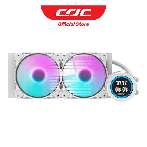 Promo darkFlash NEBULA DN240D White Liquid CPU Cooler Cicil 0% 3x ...