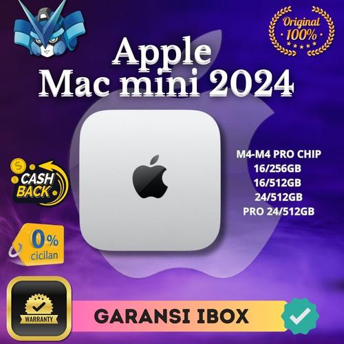 Promo Apple Mac Mini M4 / M4 Pro Chip Macmini 2024 512GB 256GB SSD 16 Core GPU RAM 24GB - M4 16 ...