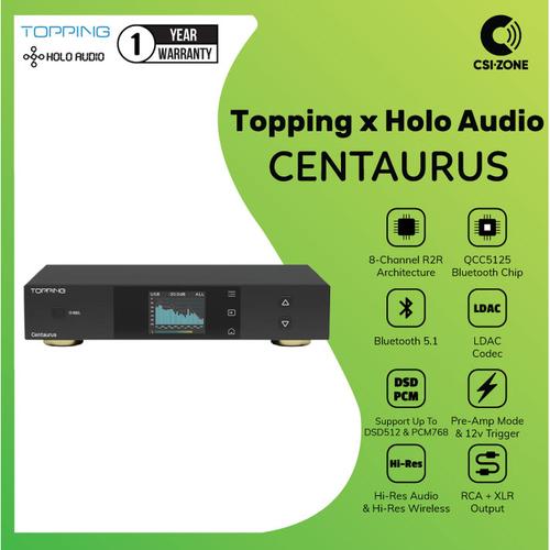 Promo Topping x Holo Audio CENTAURUS 8-Channel R2R Hi-Res DAC Pre ...